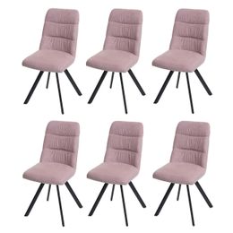 MCW ESSZIMMERSTUHL Altrosa 6er-Set