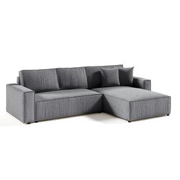 ECKSOFA Isaac 4 Sitzpl&auml;tze Grau