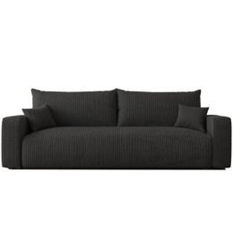 SOFA mit Schlaffunktion, Schwarz