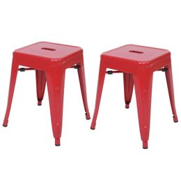 MCW HOCKER Rot 2er-Set