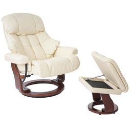 MCA RELAXSESSEL XXL MIT HOCKER Beige