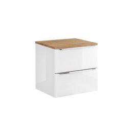 WASCHTISCHUNTERSCHRANK 60.4cm April Wei&szlig;