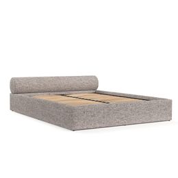 POLSTERBETT Solvo mit Stauraum 160/200 cm Beige im Neve Stoff
