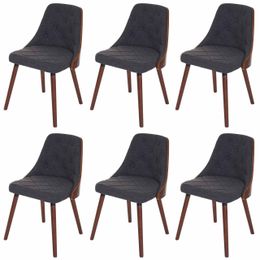 MCW ESSZIMMERSTUHL Grau 6er-Set