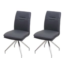 MCW ESSZIMMERSTUHL Anthrazit 2er-Set