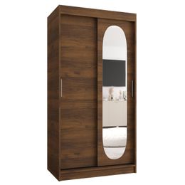 SCHIEBET&Uuml;RENSCHRANK mit Spiegel ROYAL 200/100/62 2-t&uuml;rig