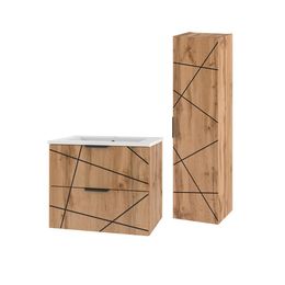 BADM&Ouml;BEL 80cm Teren 2er-Set Holz