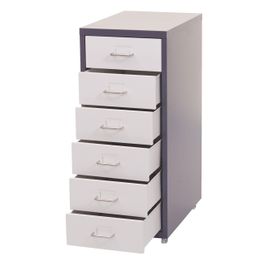 MCW ROLLCONTAINER Anthrazit, Wei&szlig;