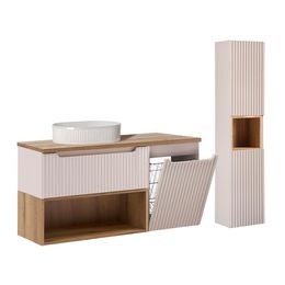 BADM&Ouml;BEL 120.4cm Riva 2er-Set Kaschmir