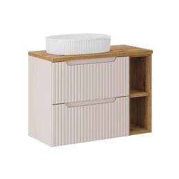 WASCHTISCH 80.4cm Riva Kaschmir und Holz