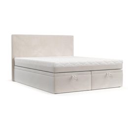 BOXBETT Zalla 200/200 cm Creme im Paros Stoff