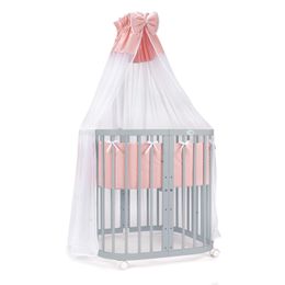 BABYBETT GREY, 7in1 mit Matratze
