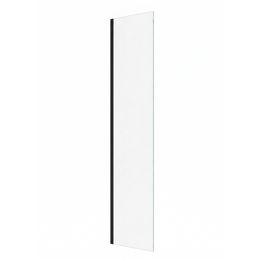 Badplaats DUSCHWAND Florida - 40 x 200 cm - Schwarz - Walk-In Duschabtrennung aus Sicherheitsglas