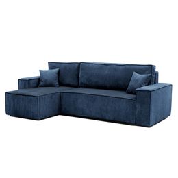 ECKSOFA Paris mit Schlaffunktion Cord