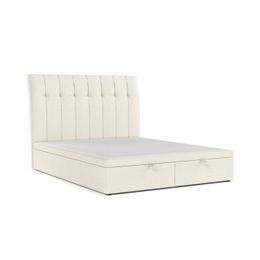 POLSTERBETT Kelsea mit Stauraum 140/200 cm Hellbeige im Alta Stoff