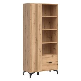 B&Uuml;CHERREGAL Mao Holz in Eichenoptik