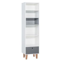 B&Uuml;CHERREGAL grau
