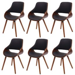 MCW ESSZIMMERSTUHL Schwarz 6er-Set