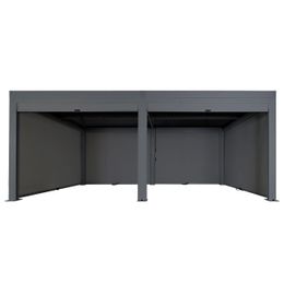 MCW PERGOLA MIT SEITENWAND Anthrazit