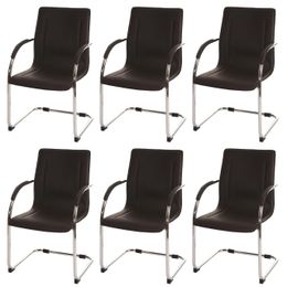 MCW ESSZIMMERSTUHL Braun 6er-Set