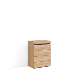 KOMMODE mit Schubladen, SIDEBOARD Schrank, eiche, 35/57/75cm