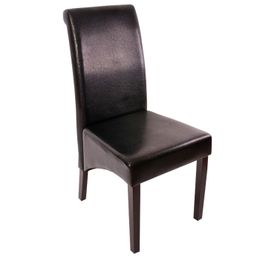 MCW ESSZIMMERSTUHL Schwarz, Dunkelbraun 2er-Set