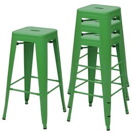 MCW BARHOCKER METALL Gr&uuml;n 4er-Set