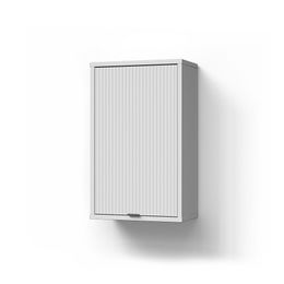 BADSCHRANK ATERNO Wei&szlig; 40 x 65 cm mit 2 Regalb&ouml;den