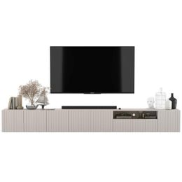 TV-LOWBOARD 2-er Set Elpis2 Kaschmir Matt Glamour 150 cm
