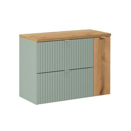 WASCHTISCHUNTERSCHRANK 80.4cm Jade Gr&uuml;n