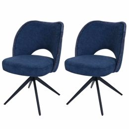 MCW ESSZIMMERSTUHL Blau 2er-Set