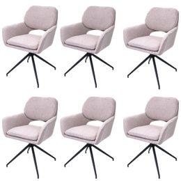MCW ESSZIMMERSTUHL Beige 6er-Set