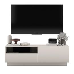 TV-SCHRANK Enjoy Kaschmir matt Loft Schublade 120 cm