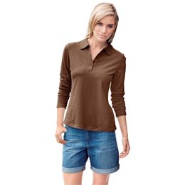 Heine Langarm-Poloshirt
