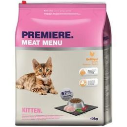 Premiere Meat Menu Trockenfutter Katze Kitten Gefl&uuml;gel 10 kg