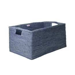 Rice Bastkorb Rechteckig XL 40 x 60 x 30 cm Himmelblau skandinavische Deko Online Shop