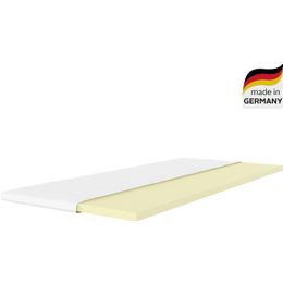 Topper OTTO HOME "Tornby Topper 90x200 cm,180x200 cm, in 4 H&auml;rtegraden", wei&szlig;, B:160cm H:6cm L:200cm, Hybridschaum, Komfortschaum, Topper, Matratze & Boxspringbett, Hausstauballergiker geeignet, langlebig