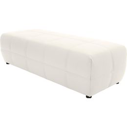 Hocker DOMO collection "BRANDON, komfortabel", wei&szlig;, B:150cm H:42cm T:60cm, Luxus-Kunstleder;100% Polyurethan, Hocker, Polsterhocker, gro&szlig;e Ausf&uuml;hrung passend zu "Brandon", auch in Cord