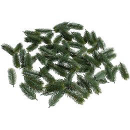 Kunstzweig BOTANIC-HAUS "Tannenspitzen", gr&uuml;n, B:4cm H:4cm T:12cm &Oslash;:4cm, Kunststoff, Kunstpflanzen, Kunstzweig