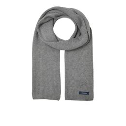 Jack & Jones Strickschal JACK & JONES "JACDNA KNIT SCARF NOOS", Herren, grau (grau melange), Strick, Kunstfaser, unifarben, Modet&uuml;cher, Kunstfaser, aus Strickmaterial