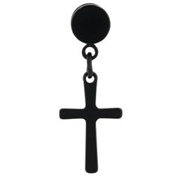 Adelia&acute;s Kettenanh&auml;nger ADELIA&acute;S "Unisex Anh&auml;nger &ndash; Kreuz Kreuzanh&auml;nger aus Edelstahl", schwarz, Schmuckanh&auml;nger, Damen, Edelstahl, Kettenanh&auml;nger, Ideal zum Verschenken &ndash; schlicht und stilvoll