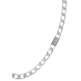 Kette ohne Anh&auml;nger Calvin Klein "Schmuck Edelstahl Halsschmuck Halskette Panzerkette", silber (edelstahlfarben), Halsketten, Herren, Edelstahl, L: 61 B: 10mm, B:10mm
