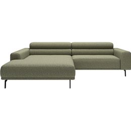 Sch&ouml;ner Wohnen Kollektion Ecksofa "Tossa, Modernes Design trifft smarte Funktione, Breite 258 cm", gr&uuml;n (turtle melange), B:258cm H:71cm T:217cm, 24% Polyester, 76% Polyacryl, SCH&Ouml;NER WOHNEN-KOLLEKTION, Sofas, Ecksofa, Motorischer Sitzvorzug, Kopfteil-Funktion & Saugroboter-H&ouml;he