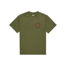 T-Shirt DC Shoes "Work Circle", Herren, Gr. M, gr&uuml;n (bronze gr&uuml;n), Obermaterial: 75% Walkfrottier, 25% Walkfrottier;, Shirts T-Shirt