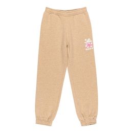 Jogger Pants Roxy "Surf Feeling Wide Brushed", M&auml;dchen, Gr. 16(165-172cm), bros heather, Obermaterial: 60% Walkfrottier, 40% Microfaser;, Hosen