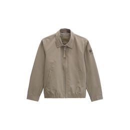 Marc O'Polo Canvasjacke MARC O'POLO "DFB Travel Collection", Herren, Gr. XXL, cinder, Web, Obermaterial: 75% Baumwolle, 25% Polyamid, normal normal, Manschette mit Druckknopf, Jacken, aus wasserabweisendem Bio-Baumwoll-Canvas