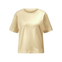 Peter Hahn - Rundhals-Shirt, beige, Gr. 52 / XXL - Baumwolle