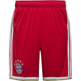 Adidas FC Bayern M&uuml;nchen 26-27 Heim Fu&szlig;ballshorts Kinder - Gr&ouml;&szlig;e 140 - rot