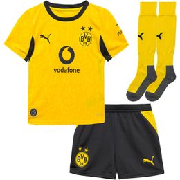 Puma Borussia Dortmund 26-27 Heim Minikit Teamtrikot Kinder - Gr&ouml;&szlig;e 110 - gelb