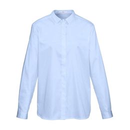 Peter Hahn - Bluse im Oversized-Schnitt, blau, Gr. 42 / M - Baumwolle